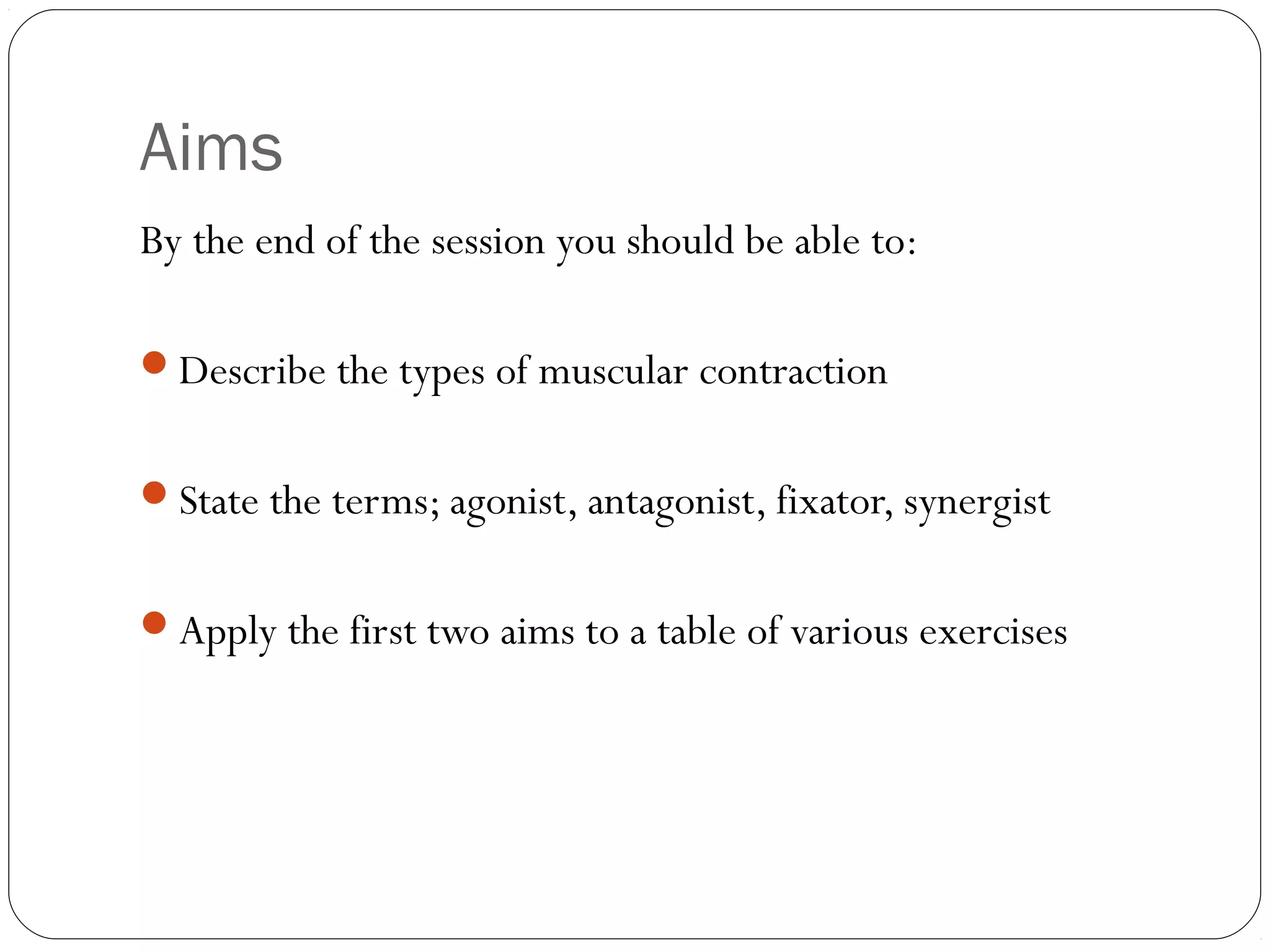 Muscular contraction and muscle types | PPT
