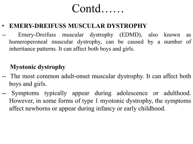 Muscular Dystrophies | PPTX | Physical Therapy | Wellness