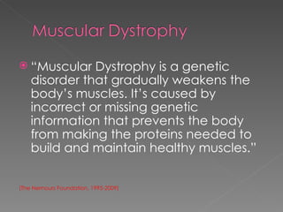 Muscular Dystrophy!! | PPT