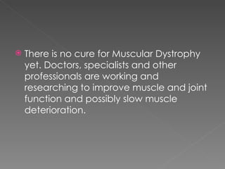 Muscular Dystrophy!! | PPT