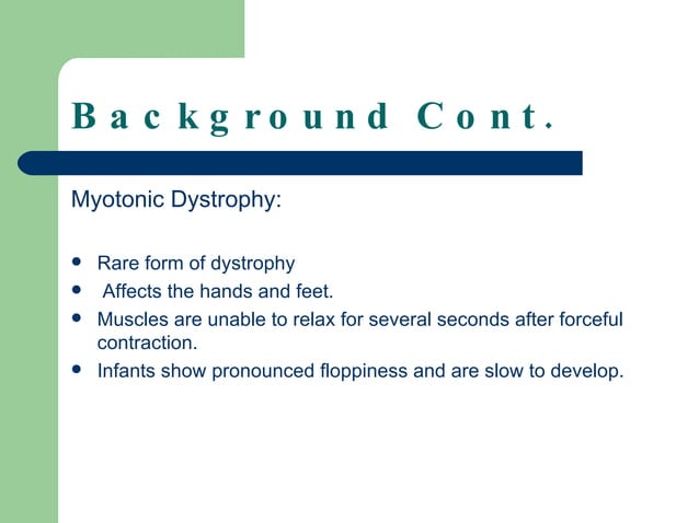 Muscular dystrophy | PPT
