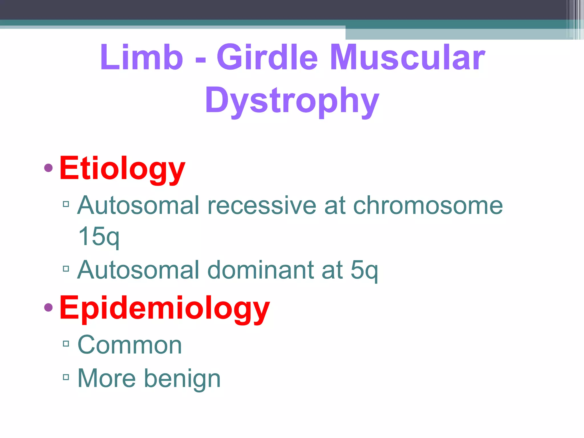 Muscular dystrophy | PPT | Bone and Joint Conditions | Diseases and ...