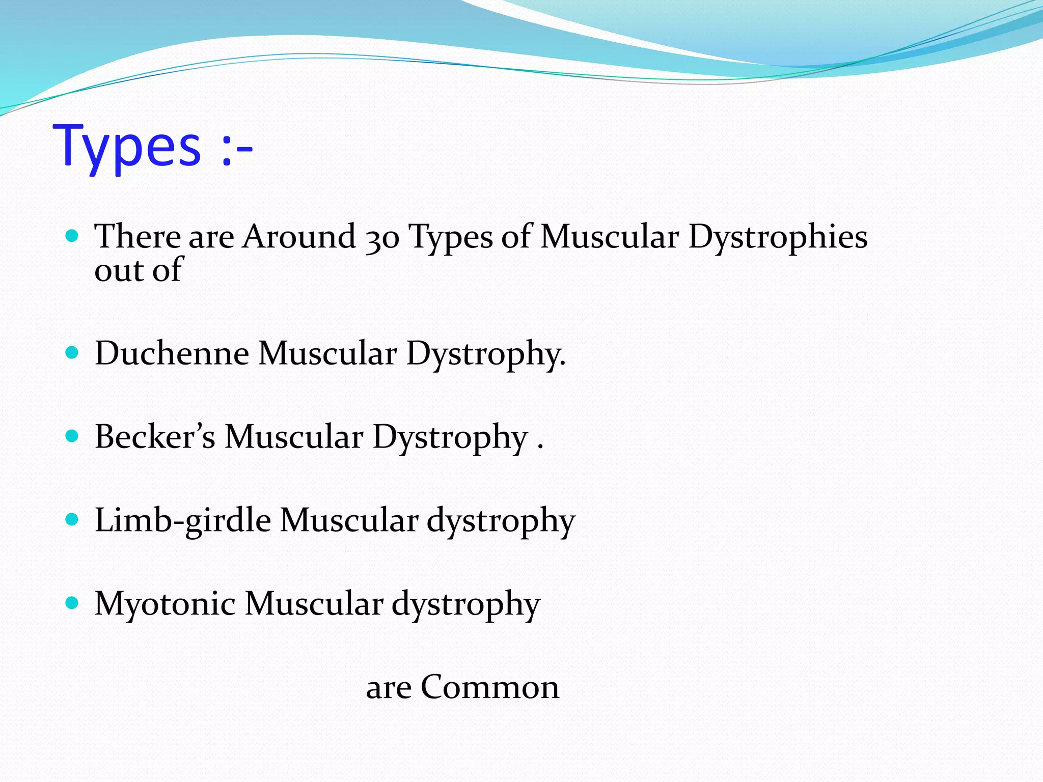 Muscular dystrophy | PPTX