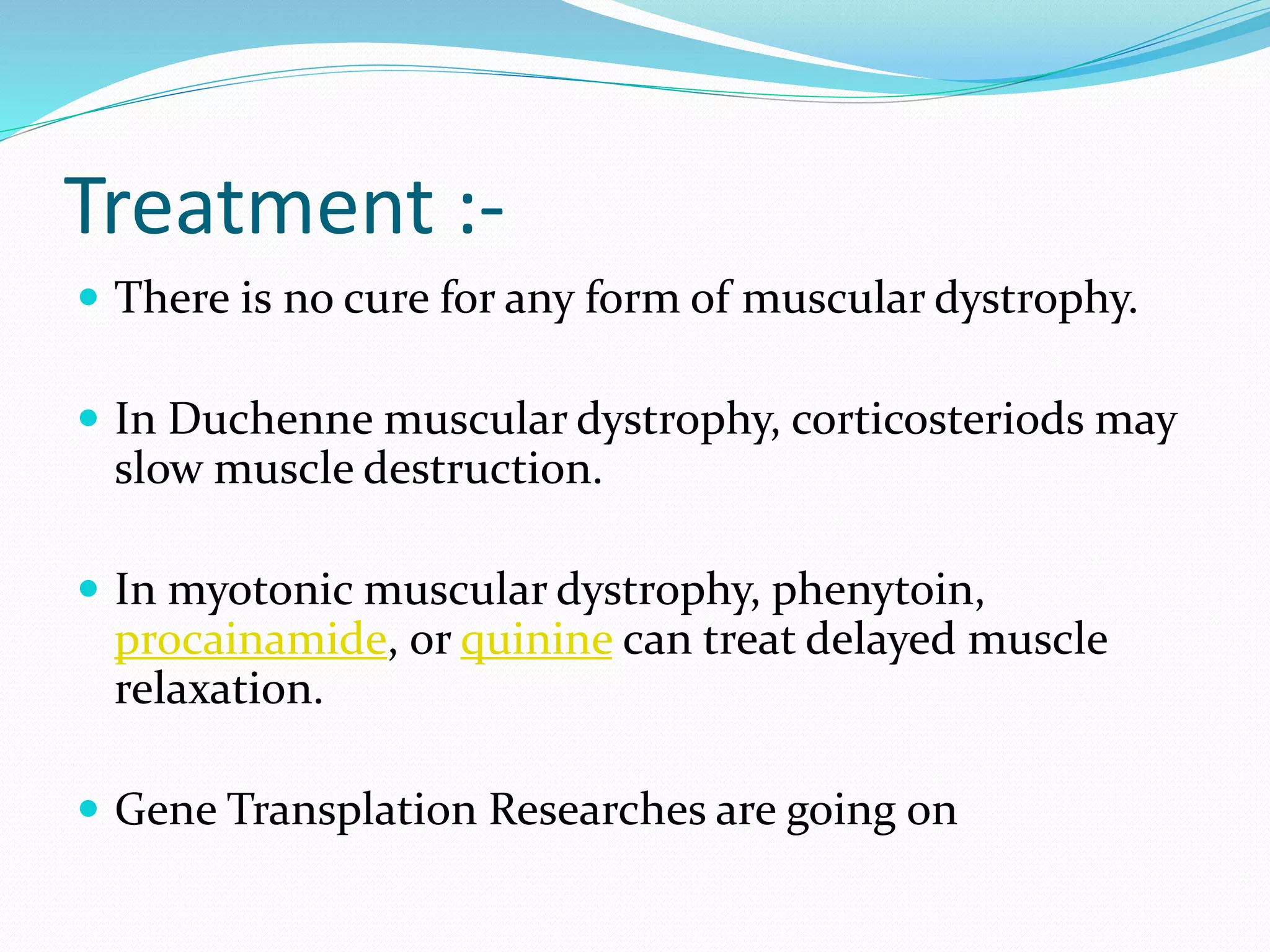 Muscular dystrophy | PPTX
