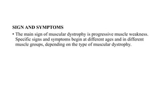 MUSCULAR DYSTROPHY syndrome in child.pptx