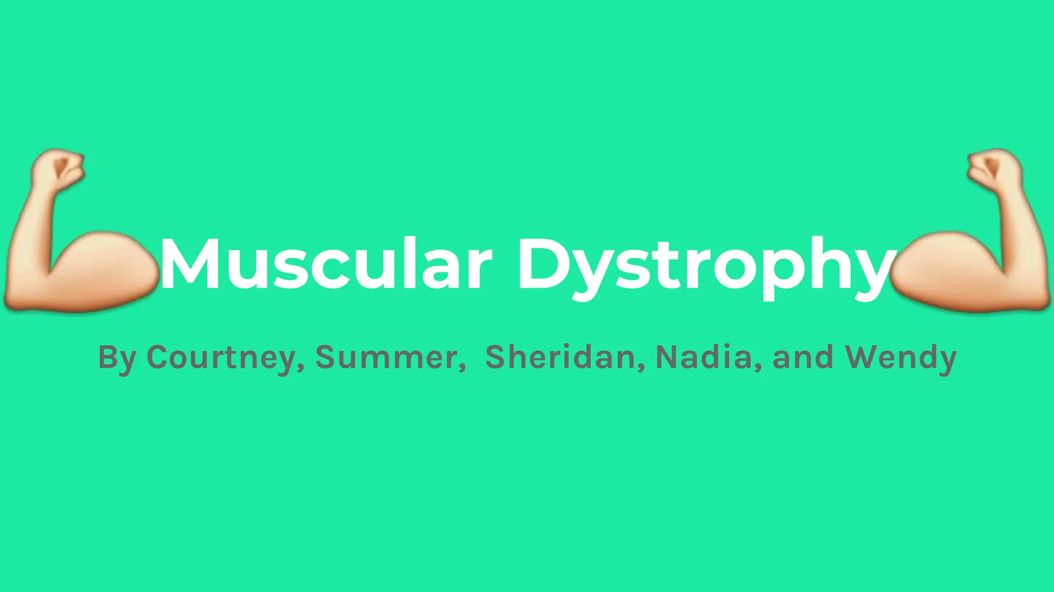 Muscular Dystrophy - A brief overview of the disease | PPTX