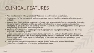 MUSCULAR DYSTROPHY, TYPES AND PROGNOSIS PPT | PPTX