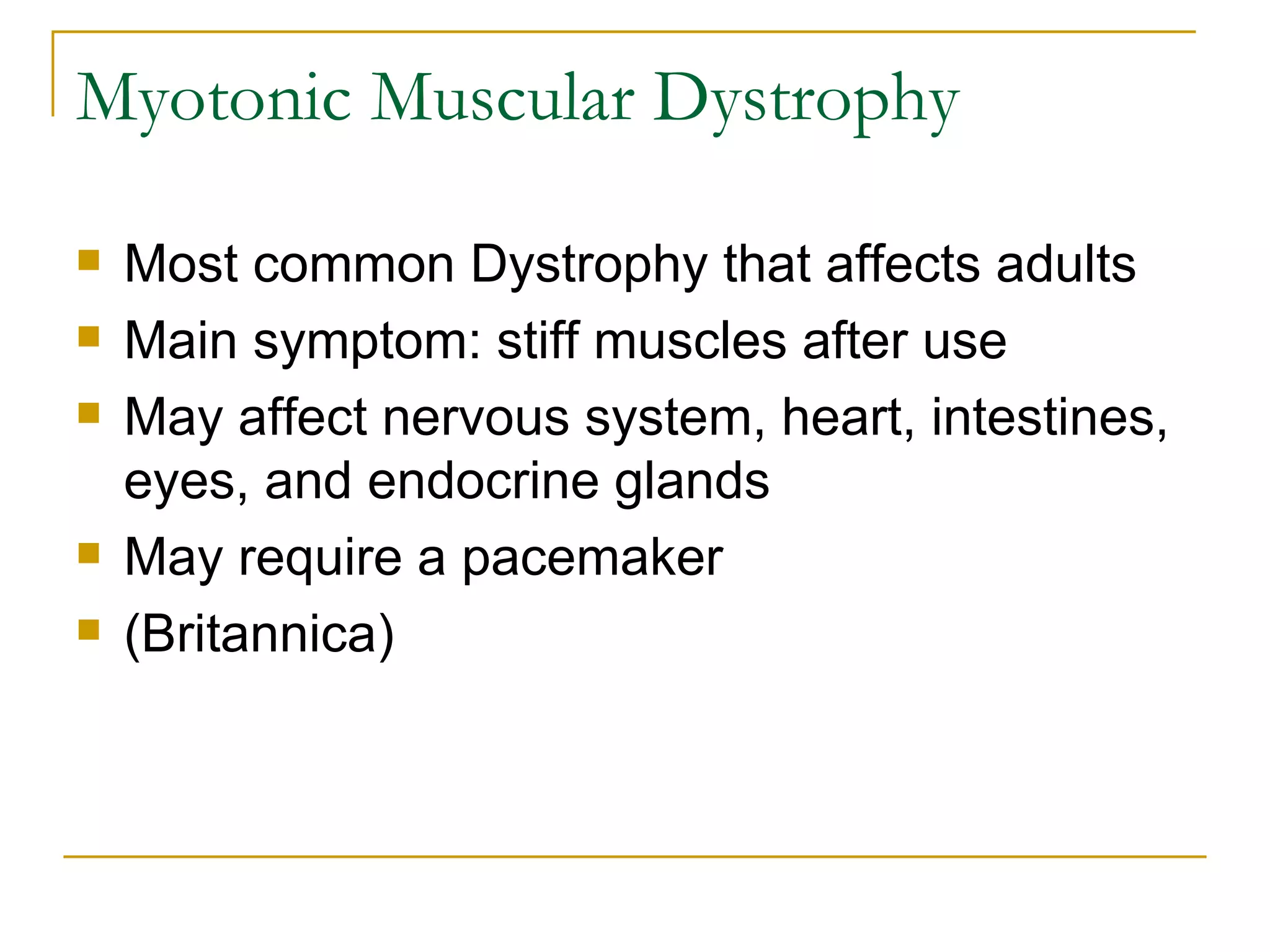 Muscular dystrophy hi | PPT