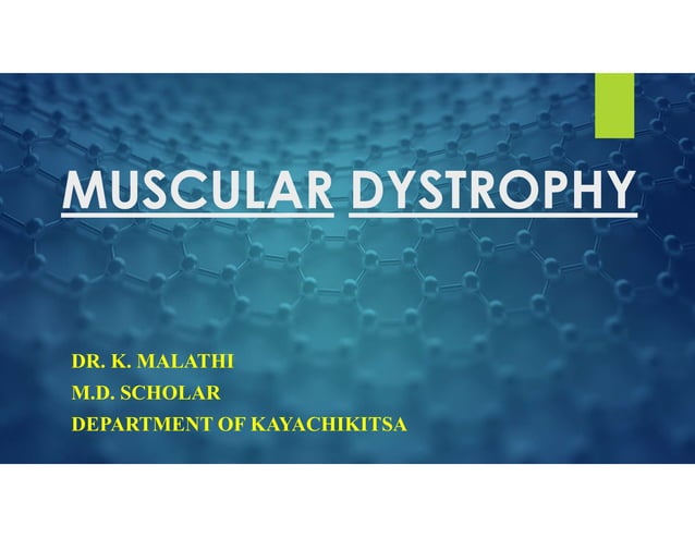 MUSCULAR DYSTROPHY PPT pdf | PDF