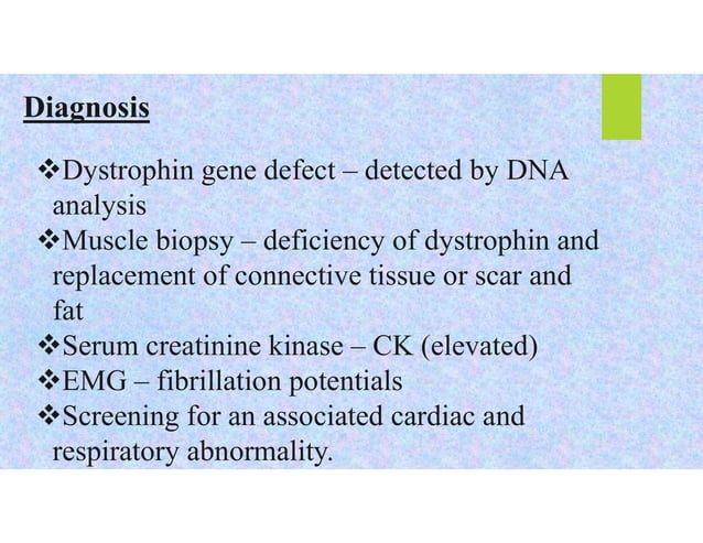 MUSCULAR DYSTROPHY PPT pdf | PPT