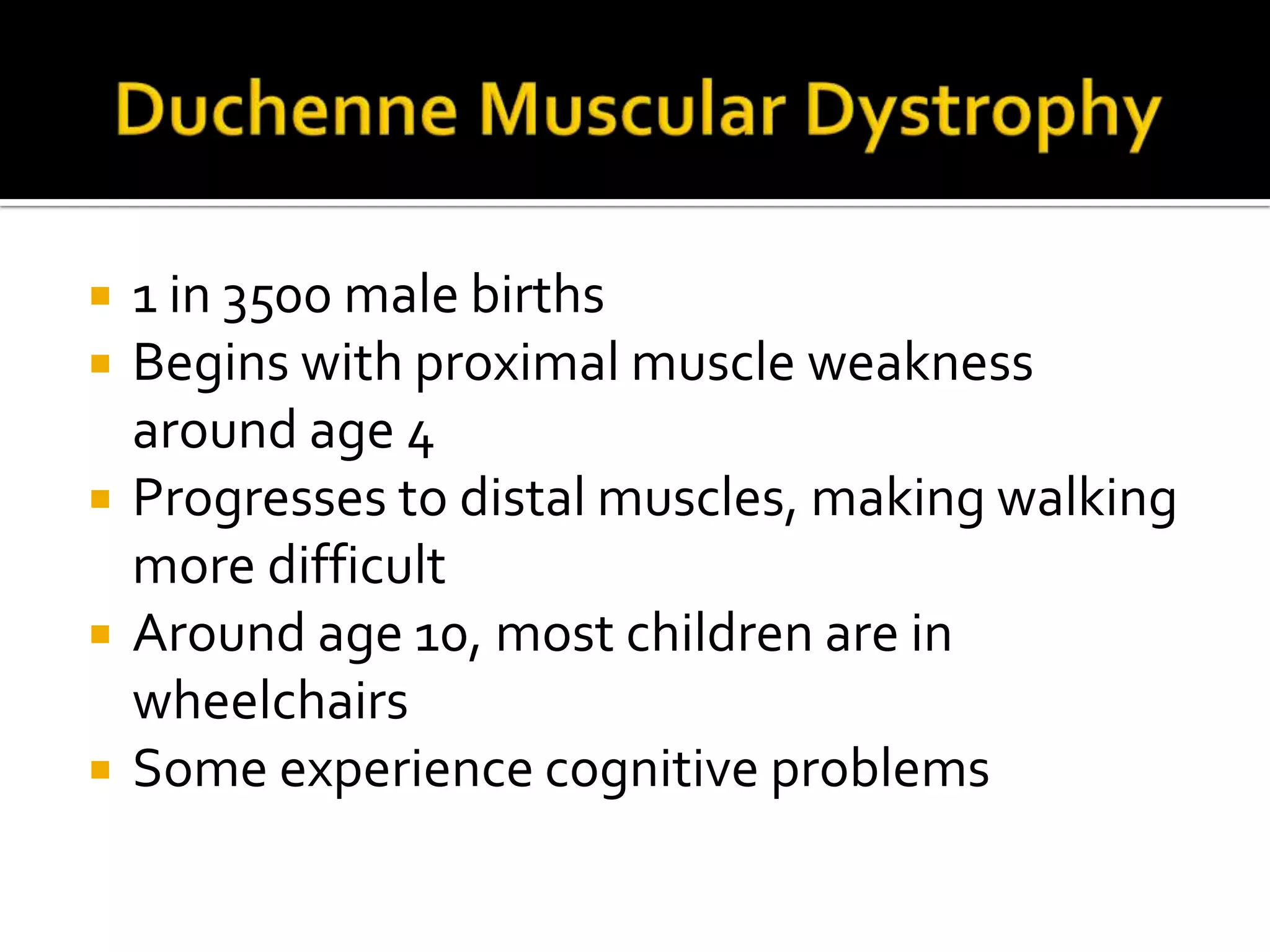 Muscular dystrophy presentation | PPTX