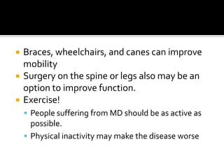 Muscular dystrophy presentation | PPTX