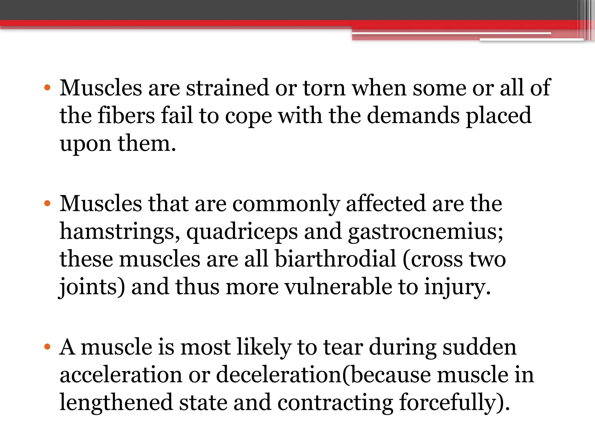 muscular strain and contusion.pptx. . | PPTX