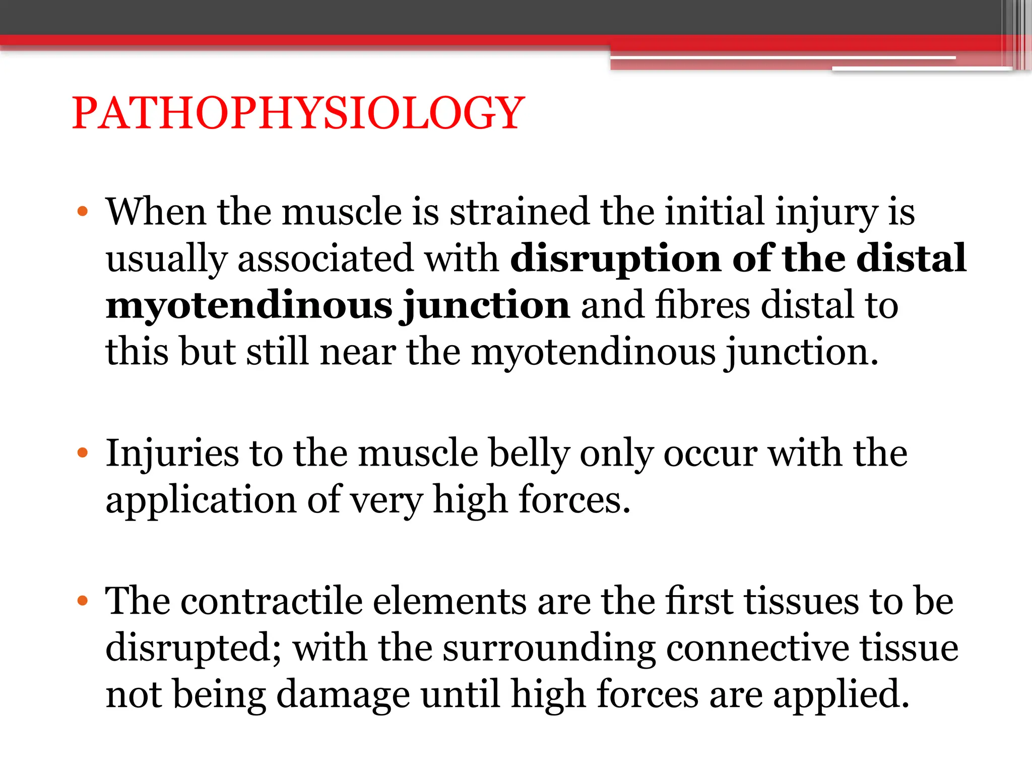 muscular strain and contusion.pptx. . | PPTX