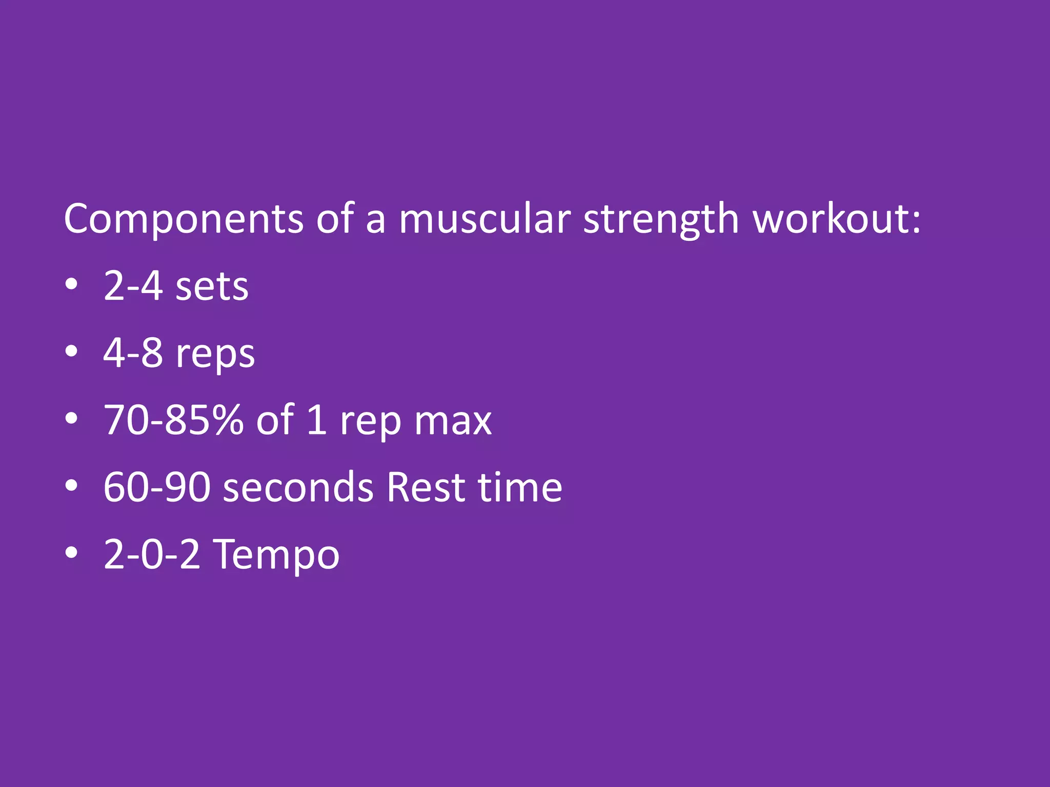 Muscular strength and endurance | PPTX