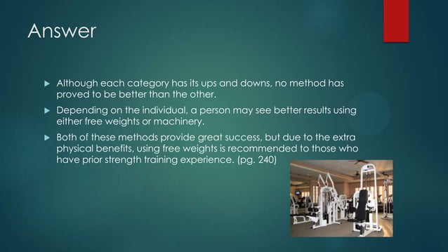 Muscular strength and endurance powerpoint | PPTX | Fitness and ...