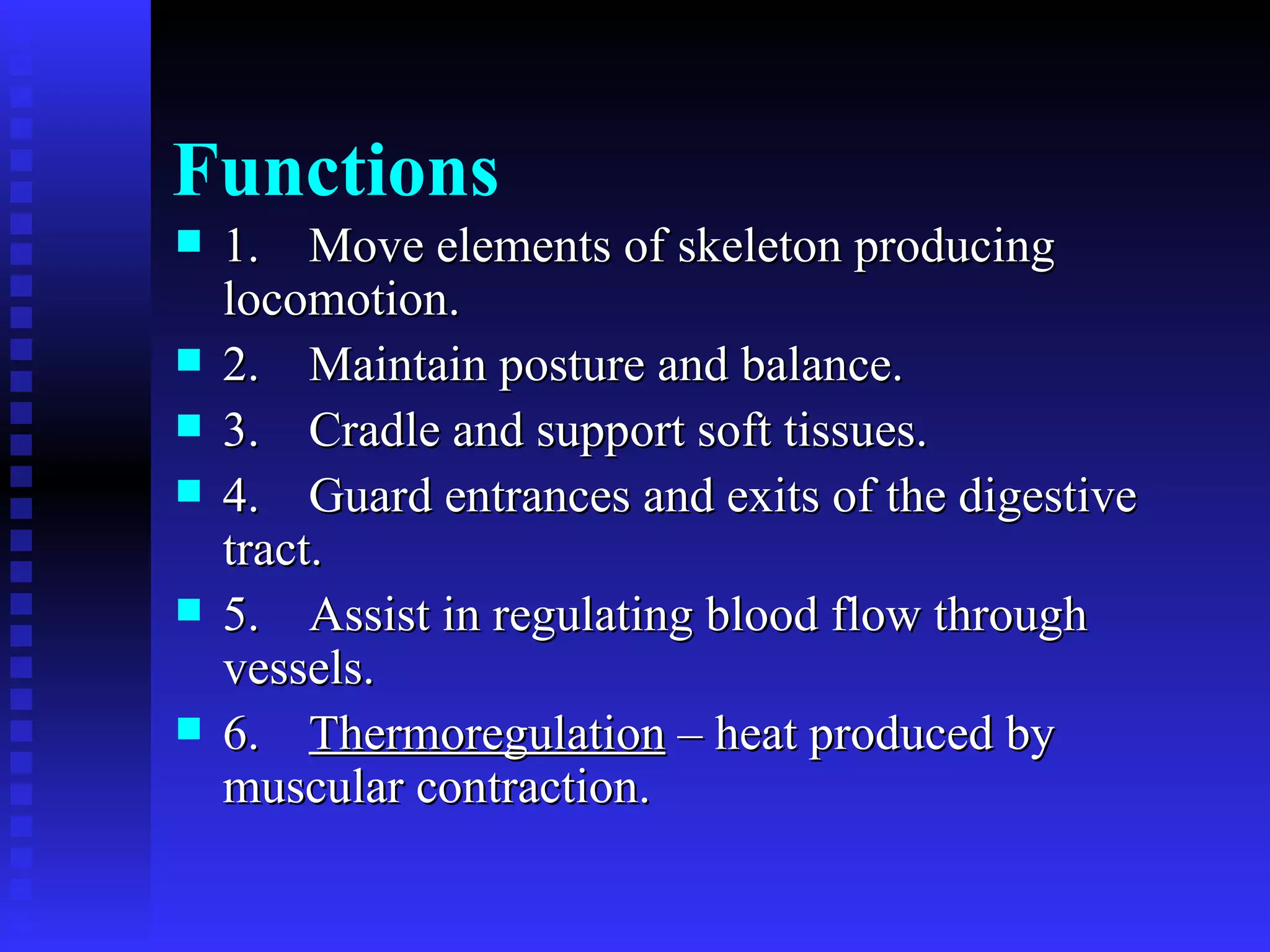 Muscular system | PPT | Biological Sciences | Science