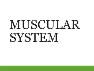 Muscular system | PPT