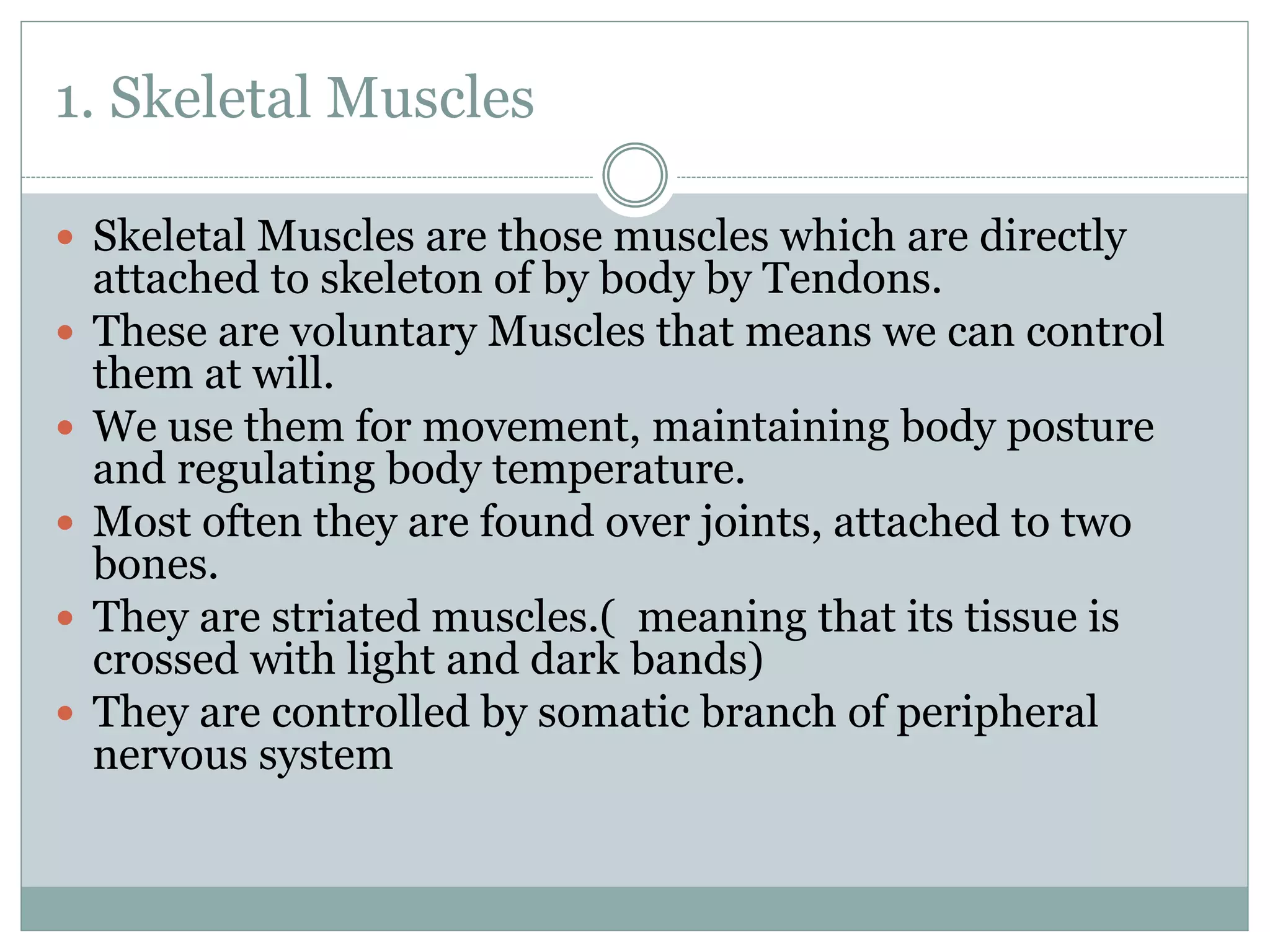 The Muscular System of Human Body | PPTX | Death, Injury, or Military ...
