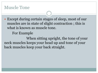 The Muscular System of Human Body | PPTX