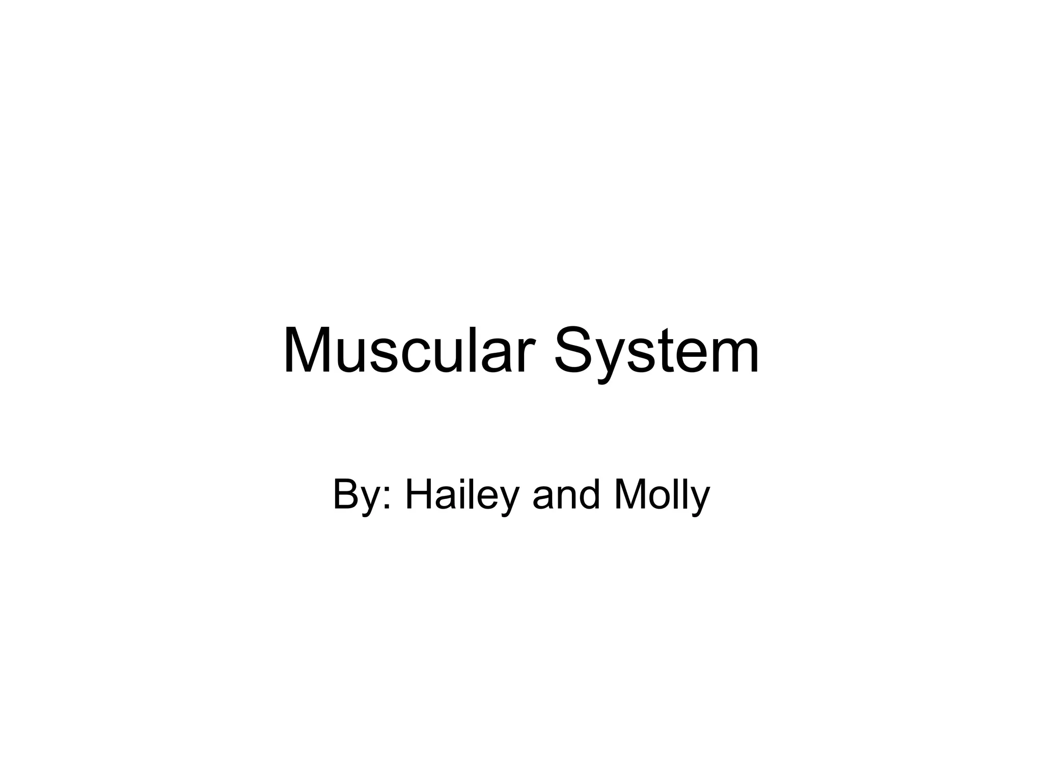 Muscular System | PPT