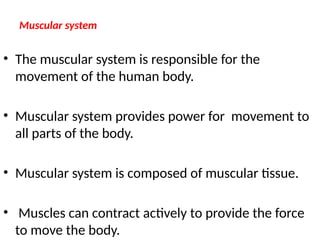 Muscular System and LAB powerpoint with lab | PPTX