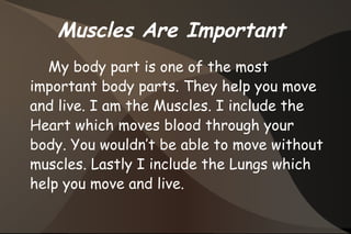 Muscular system presentation | PPT