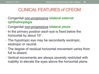 Musculofacial anomalies & Ocular Myopathies | PPTX