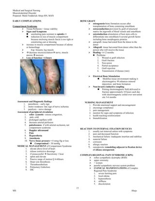 Musculoskeletal Nursing | PDF