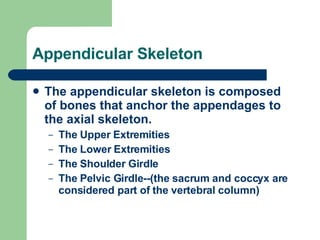 Musculoskeletal System | PPT