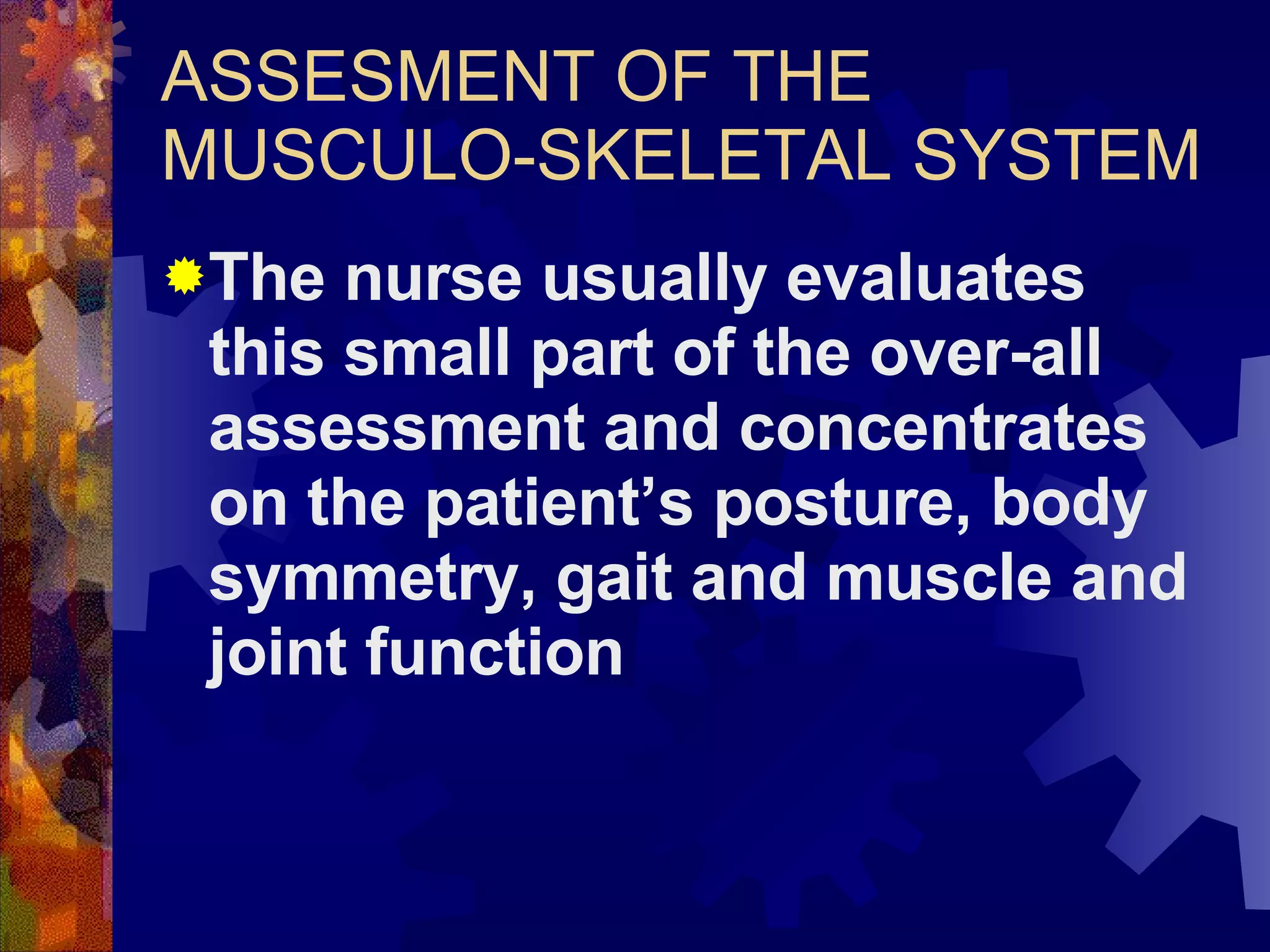 Musculoskeletal System | PPT