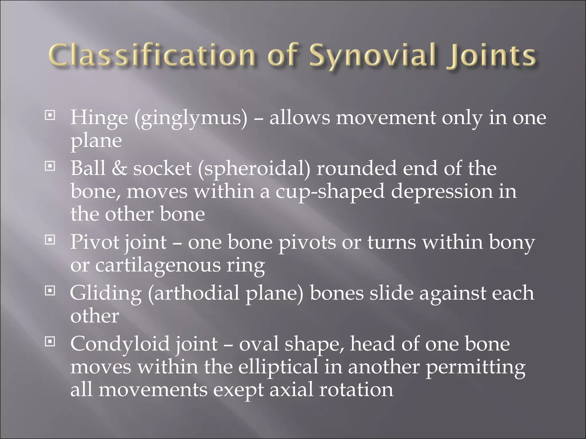 The Musculoskeletal System | PPT