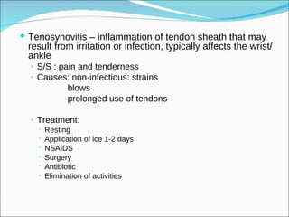 Musculoskeletal System Disorders | PPT