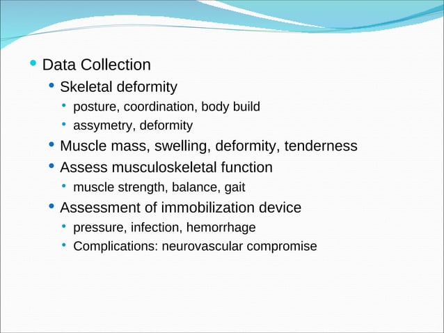 Musculoskeletal System Disorders | PPT