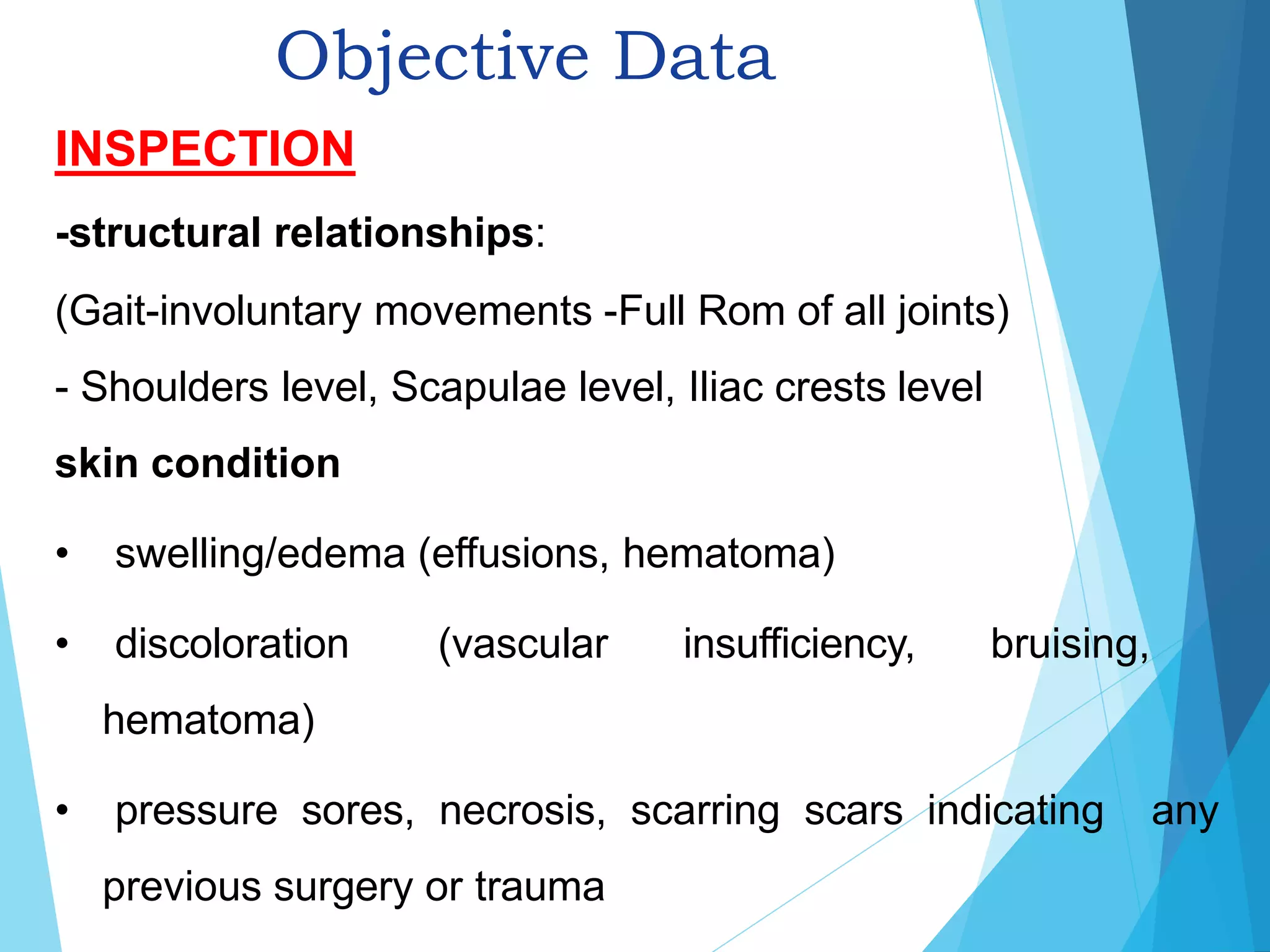 Musculoskeletal assessment | PPTX