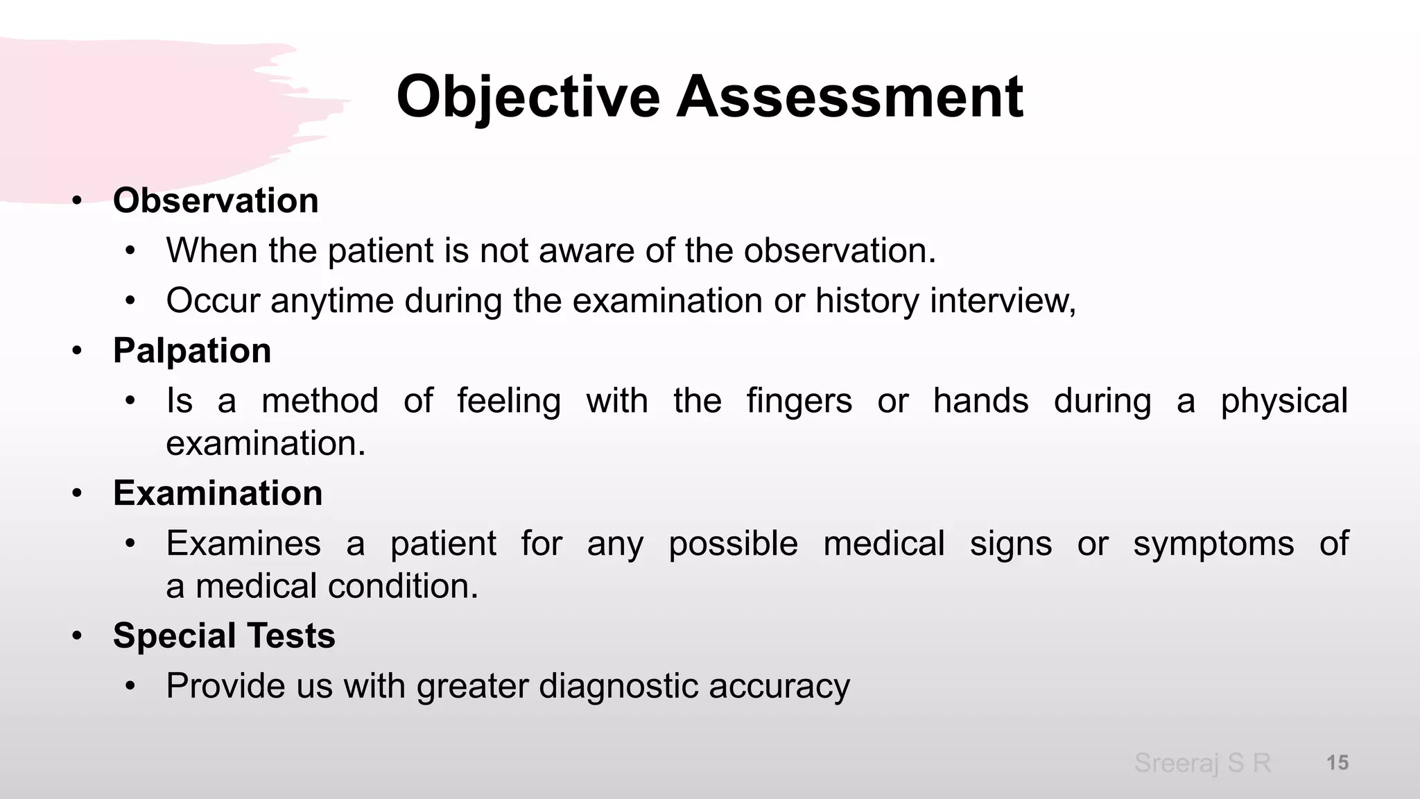 Musculoskeletal Assessment (Principles and Concepts for ...