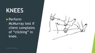 MUSCULOSKELETAL ASSESSMENT - Health Assessment | PPT