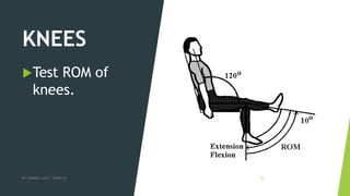 MUSCULOSKELETAL ASSESSMENT - Health Assessment | PPT