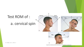 MUSCULOSKELETAL ASSESSMENT - Health Assessment | PPT