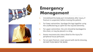 Musculoskeletal conditions, fractures | PPTX