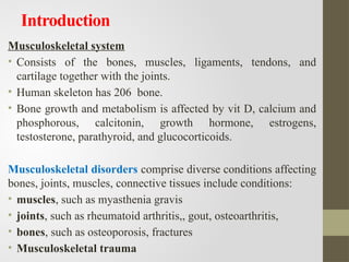 Musculoskeletal Disorder.pptx adult health | PPTX