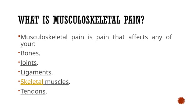 MUSCULOSKELETAL DISORDER (MSD) [Autosaved].pptx