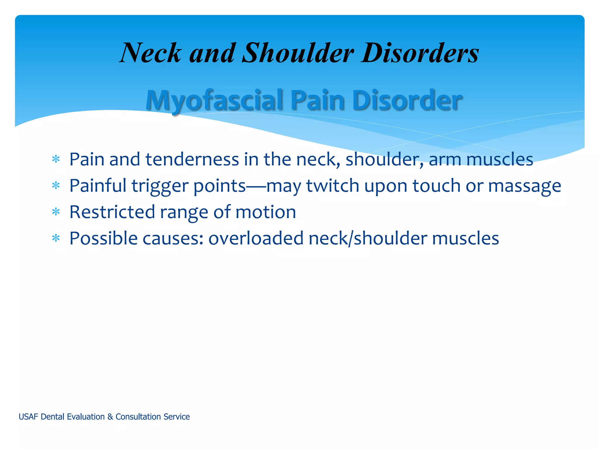 Musculoskeletal disorders and ergonomics in dentistry | PPT