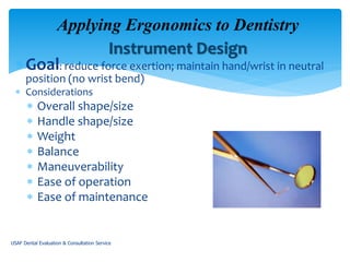 Musculoskeletal disorders and ergonomics in dentistry | PPT