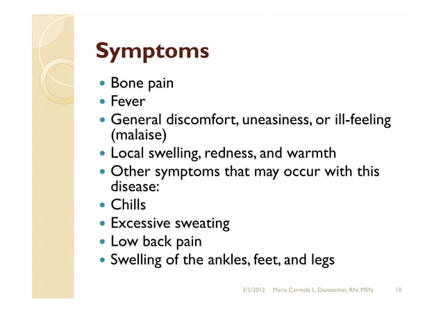 Bone and joint infections: Osteomyelitis, Septic Arthritis | PDF | Bone ...