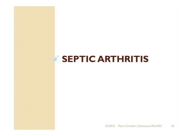 Bone and joint infections: Osteomyelitis, Septic Arthritis | PDF | Bone ...