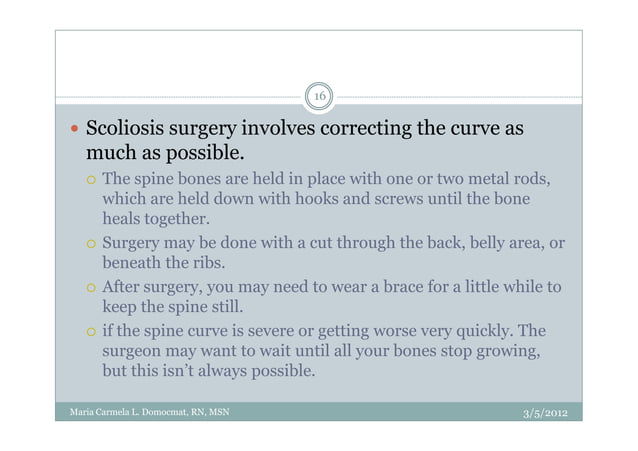 Spinal Column Deformities | PDF