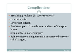 Spinal Column Deformities | PDF