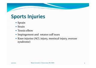 Sports Injuries | PDF
