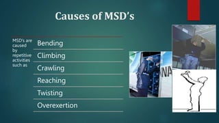 Musculoskeletal Hazards in the Workplace2.pptx | Injuries | Diseases ...